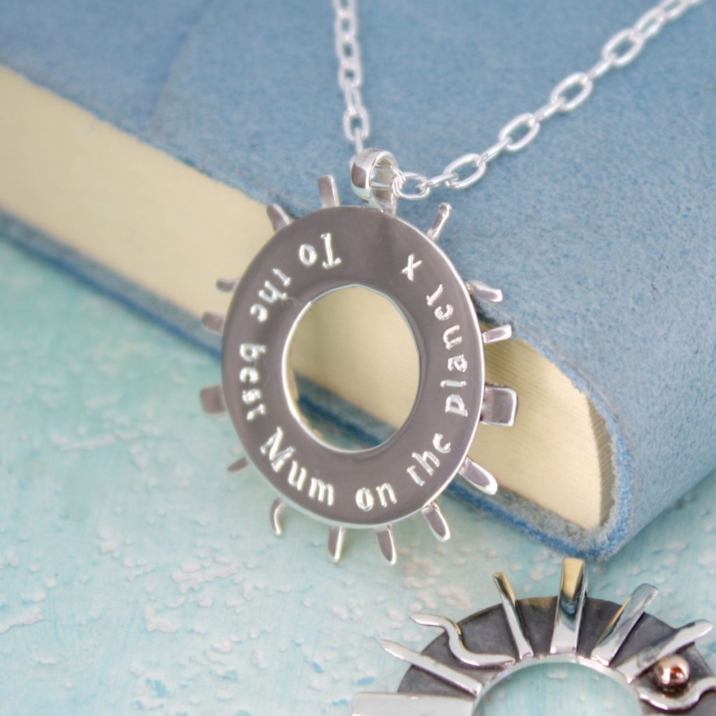 Celestial Personalised Silver and Gold Necklace - Carole Allen Jewellery